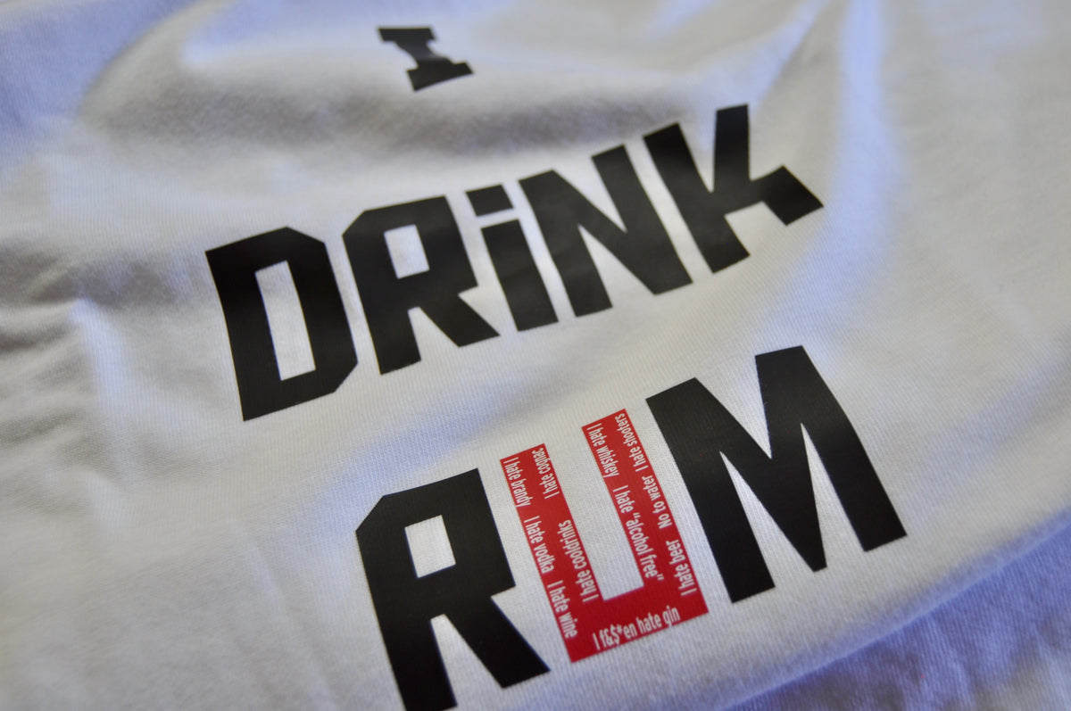 I drink rum t-shirt | South African Produced Rum Merch – Whistler Rum